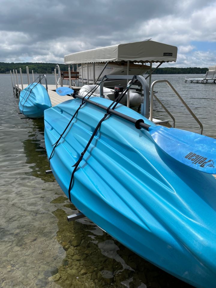 Kayak Lift & Storage Rack - Dock or Water Entry | Dock Craft