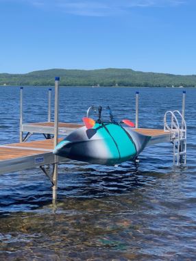 Kayak Lift & Storage Rack - Dock or Water Entry | Dock Craft