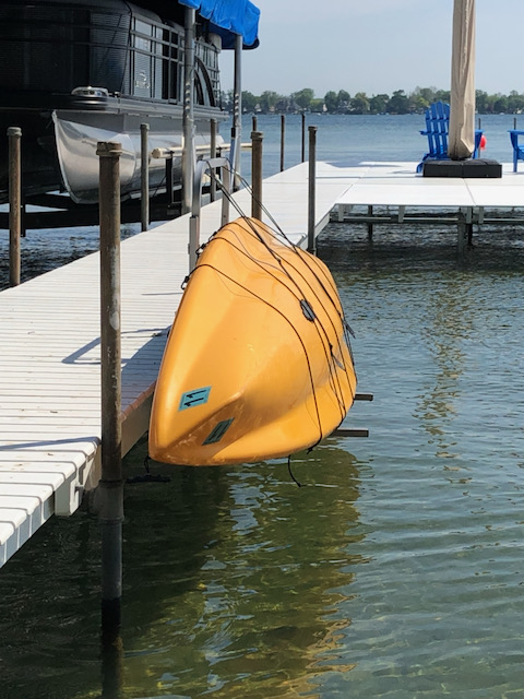 Kayak Lift & Storage Rack - Dock or Water Entry | Dock Craft