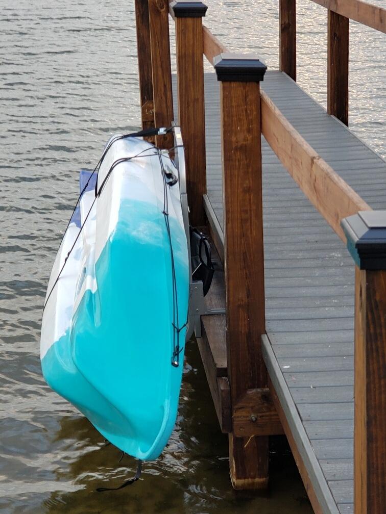 Kayak Lift & Storage Rack - Dock or Water Entry | Dock Craft